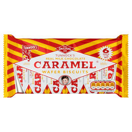 Tunnocks Caramel Log Wafer Biscuits 8 x 32g